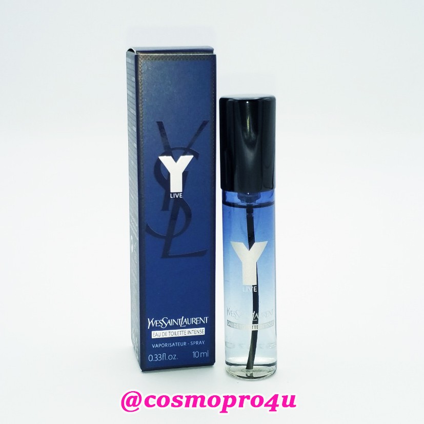 (มินิ) น้ำหอม YSL Y Live EDT INTENSE 10ml หัวสเปรย์ กล่องยาว ฉลากไทย ...