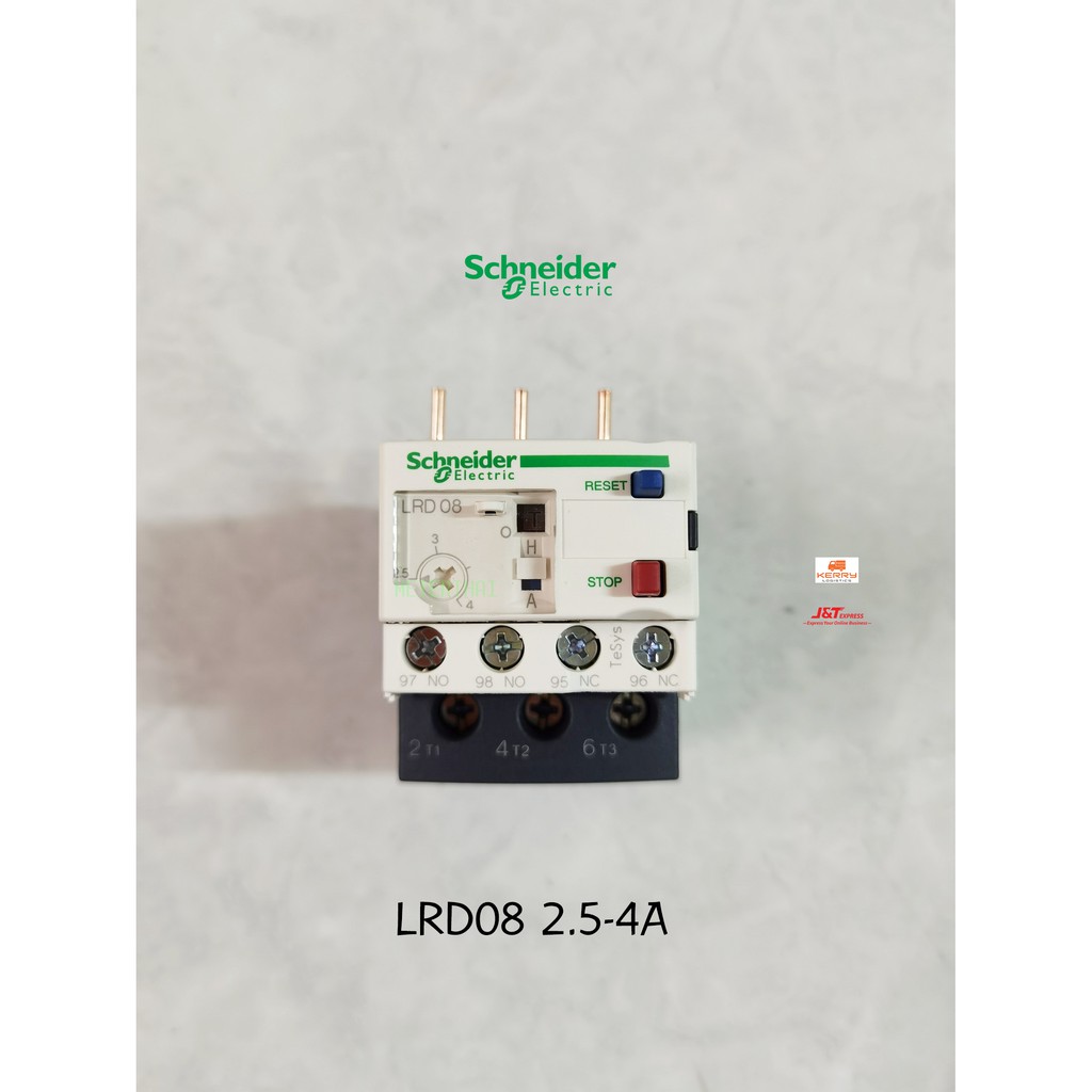 Schneider Electric LRD08 กระแส 2.5-4 A โอเวอร์โหลด รีเลย์ Overload ...