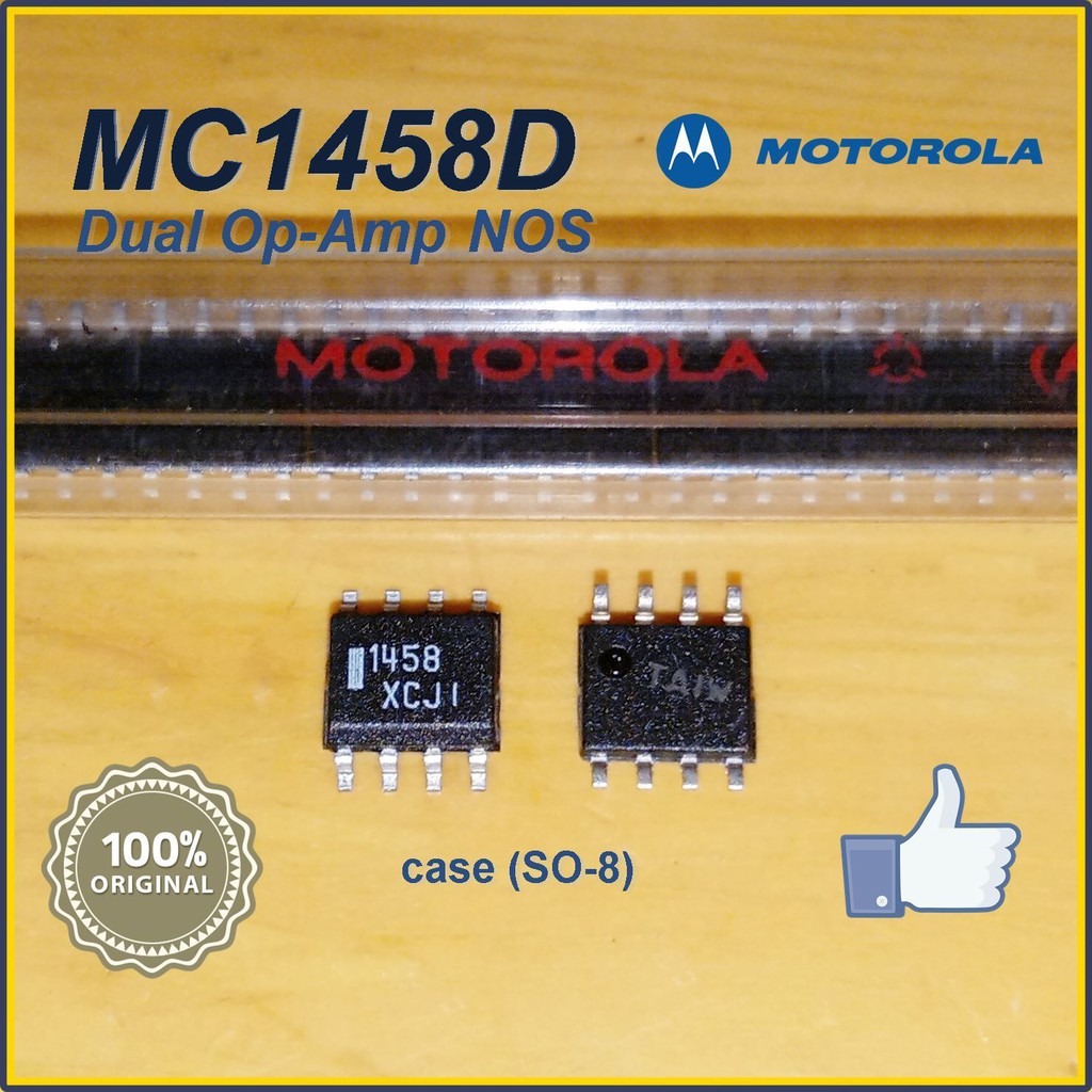 MC1458D MC1458 ( 1458 ) Motorola High-Performance Dual Op-amp NOS | Shopee Thailand