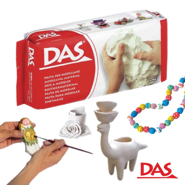 ดินปั้นสีขาว (DAS Air Dry Modelling Clay : White) | Shopee Thailand