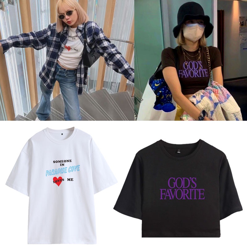 ถูกสุดๆเสื้อยืด Lisa Blackpink Fanmadeรหัสเต็ม | Shopee Thailand