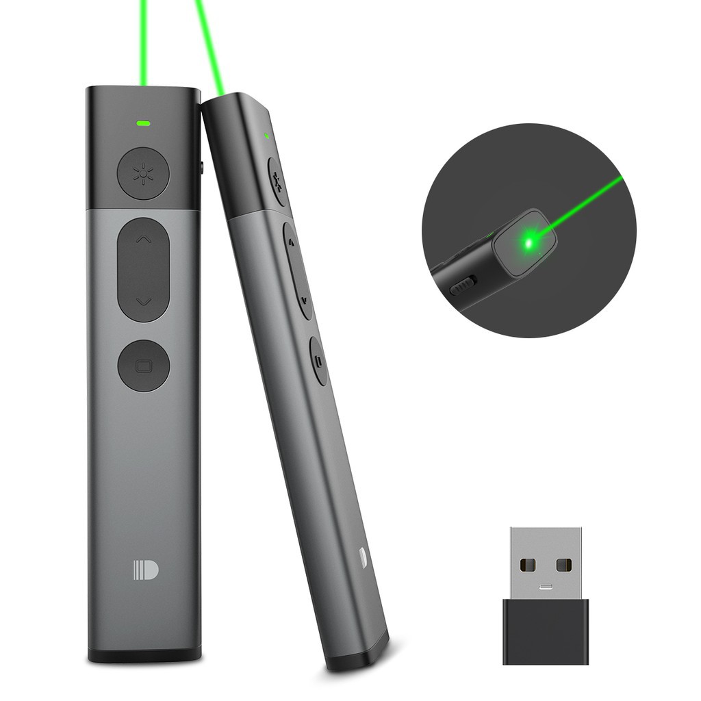 Ready Stock Doosl Presentation Remote Wireless Presenter Green Laser ...