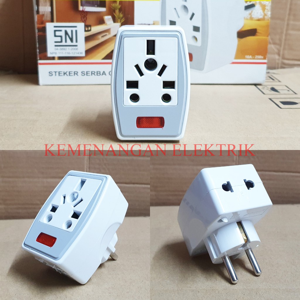 Mitsui VENUS MB 272 MULTIPURPOSE T PLUG BRANCH 3 ไฟ FUSED (ไม่มีความ ...