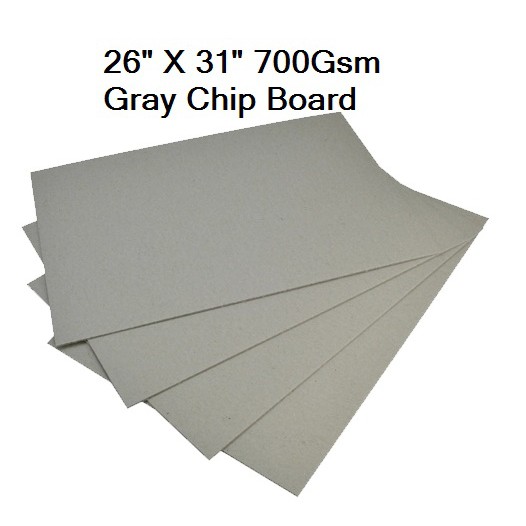 Chipboard Paperboard แผ่นยึดสีเทา 700gsm 26" X 31" กระดานปกแข็งรีไซเคิล ...