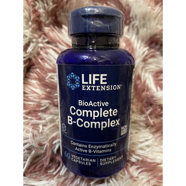 Exp 06/26 พร้อมส่ง🇺🇸 Life Extension BioActive complete B-complex 60 ...