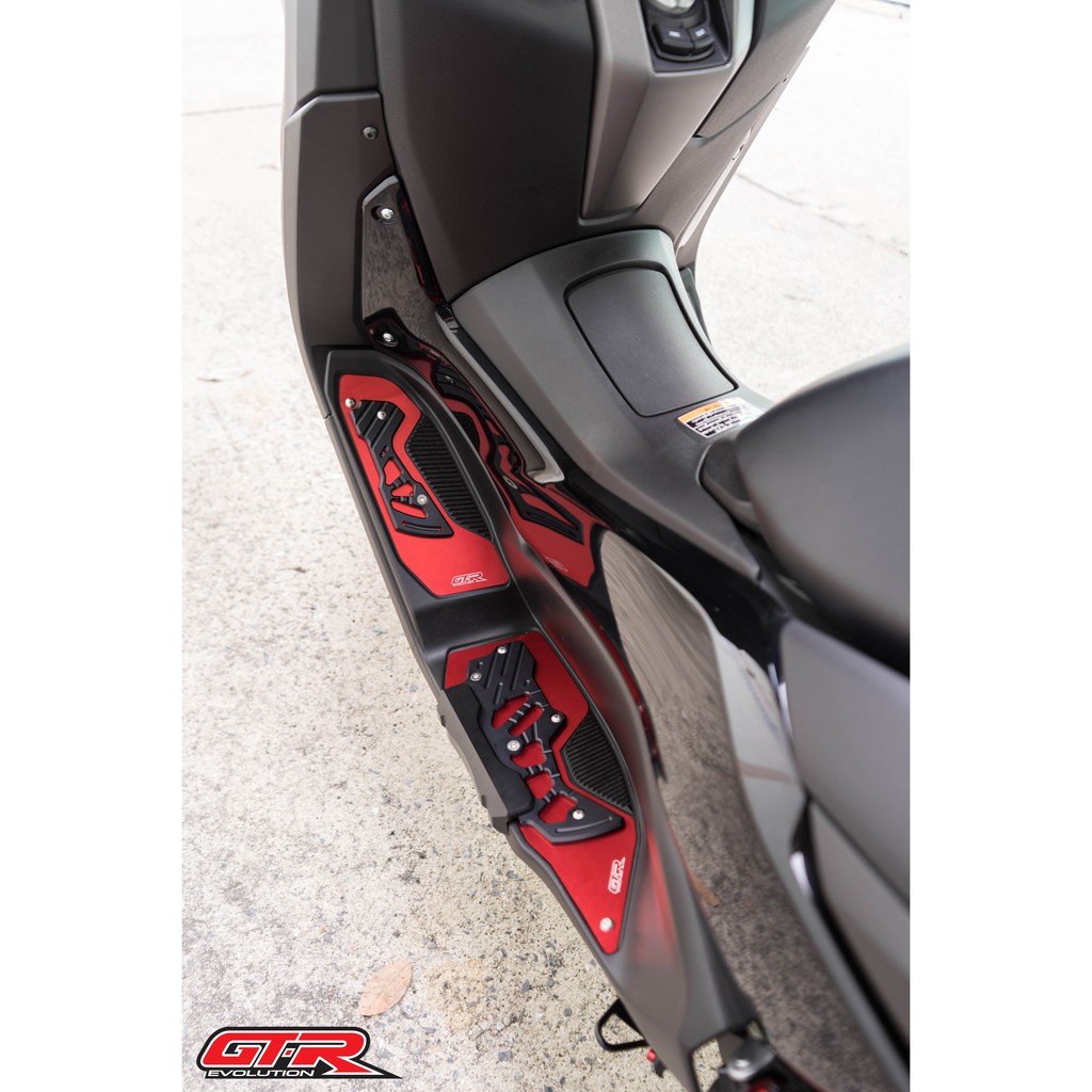 แผ่นรองพื้น(มีเนียม+POM) GTR N-MAX155 NEW 2020 เงิน,ดำ,แดง,ทอง,น้ำเงิน | Shopee Thailand