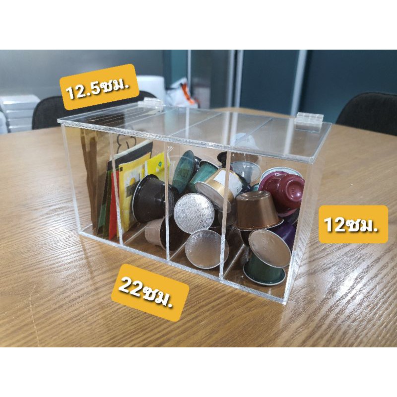 Nespresso Capsule Holder กล่องแคปซูลกาแฟ กล่องใส่ซองชาและกาแฟแบบแพ็ค