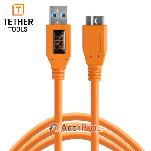 Tether Pro สาย USB 3.0 ยาว 4.6m ต่อกล้องเข้าคอม [+แถมที่รัดสายไฟ ...