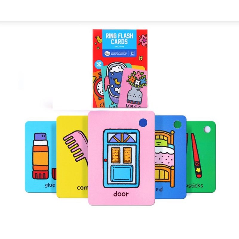 JoanMiro Ring Flash Cards - การ์ดคำศัพท์ ABC Flashcard | Shopee Thailand