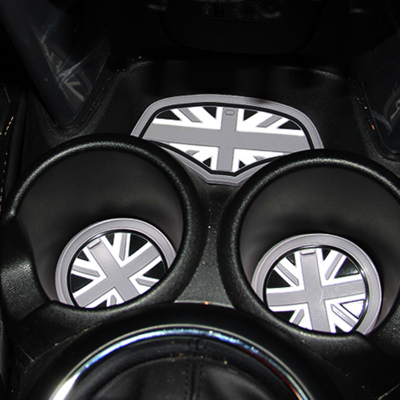 มินิคูเปอร์，Mini Cooper Clubman F55 F56 แผ่นรองแก้วกันลื่นสําหรับรถยนต์ ...