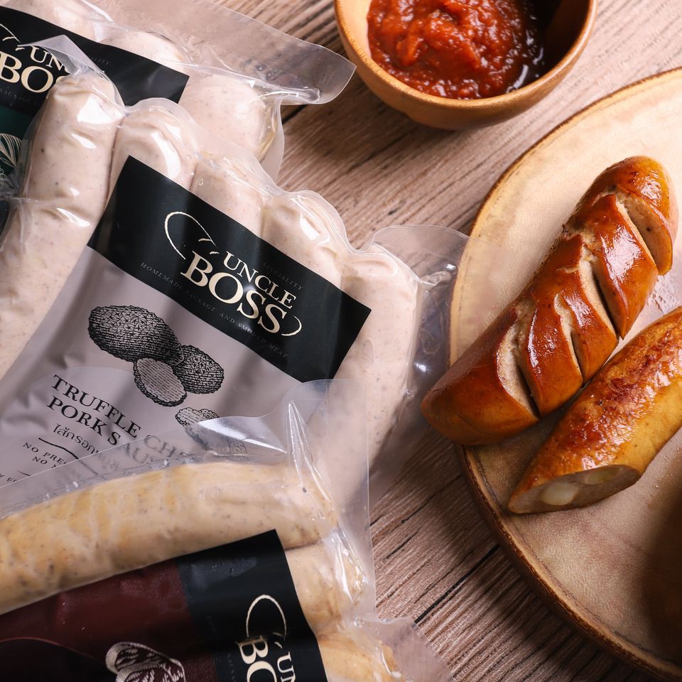 250-500G/PACK ไส้กรอกเยอรมันแท้ๆ ระดับพรีเมียม "UNCLE BOSS GERMAN ...