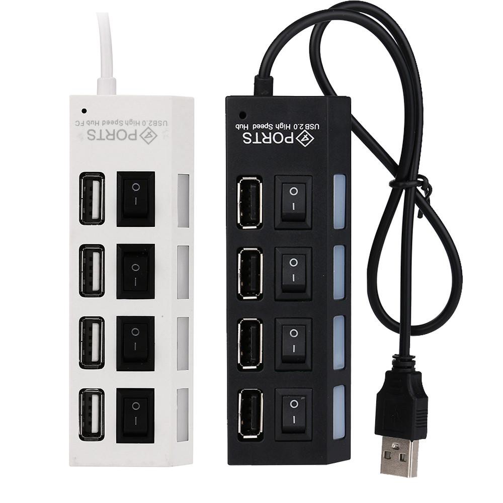 ตัวเพิ่มช่องUSB 2.0 HUB Combo Splitter 4 / 7 Port USB Switch High Speed ...