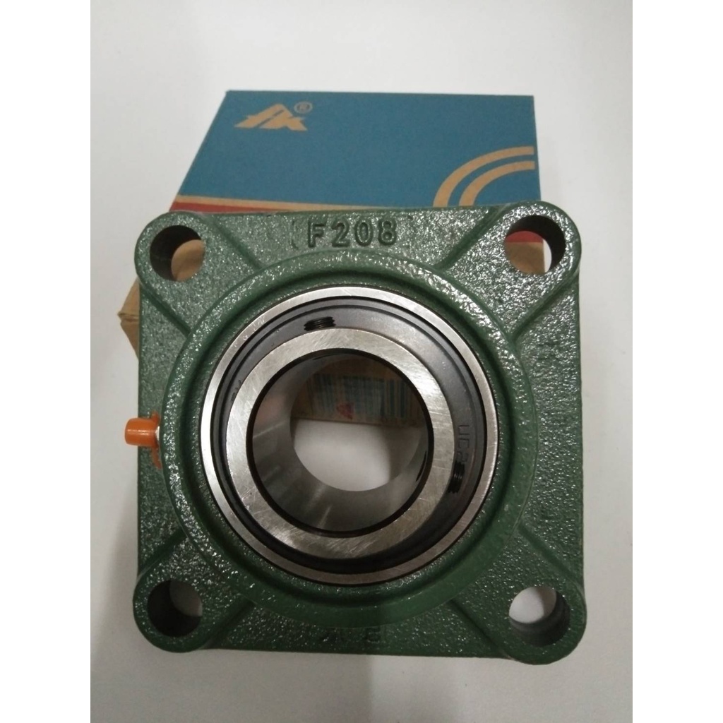 FK ลูกปืนตุ๊กตาสี่เหลี่ยม ลูกปืนตุ๊กตาหน้าแปลน มีจุดยึด 4จุด FK UCF 208 รูเพลา 40mm | Shopee ...