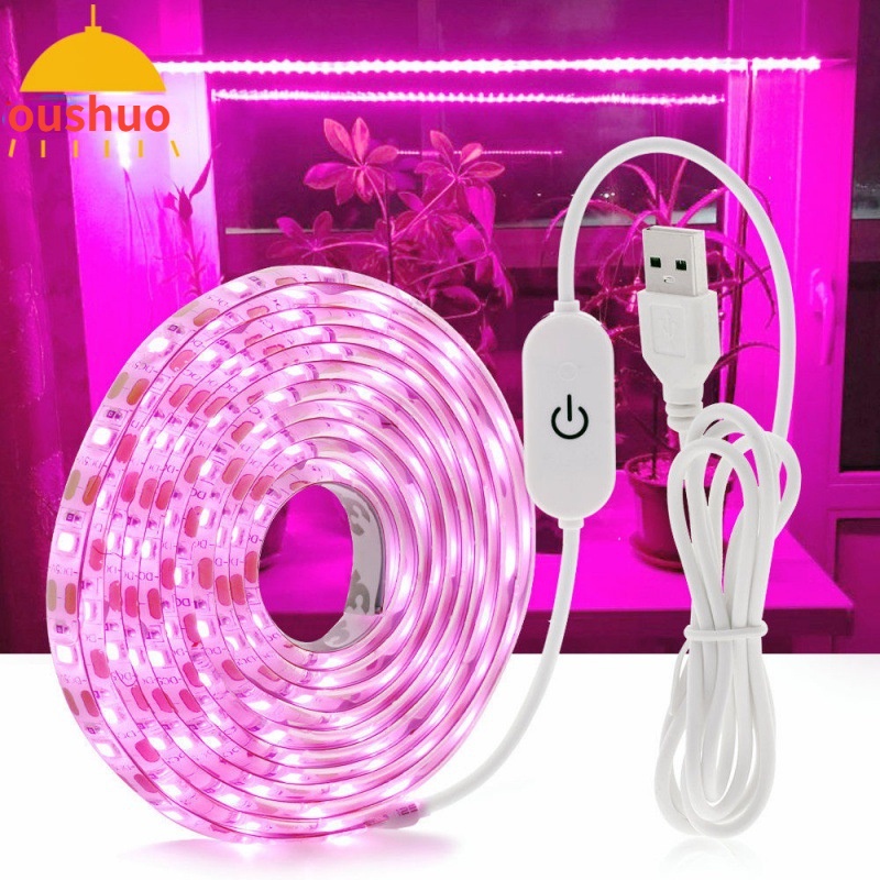 Usb LED Strip Grow Light Full Spectrum 2835 Growing Chip 5V USB Power ...