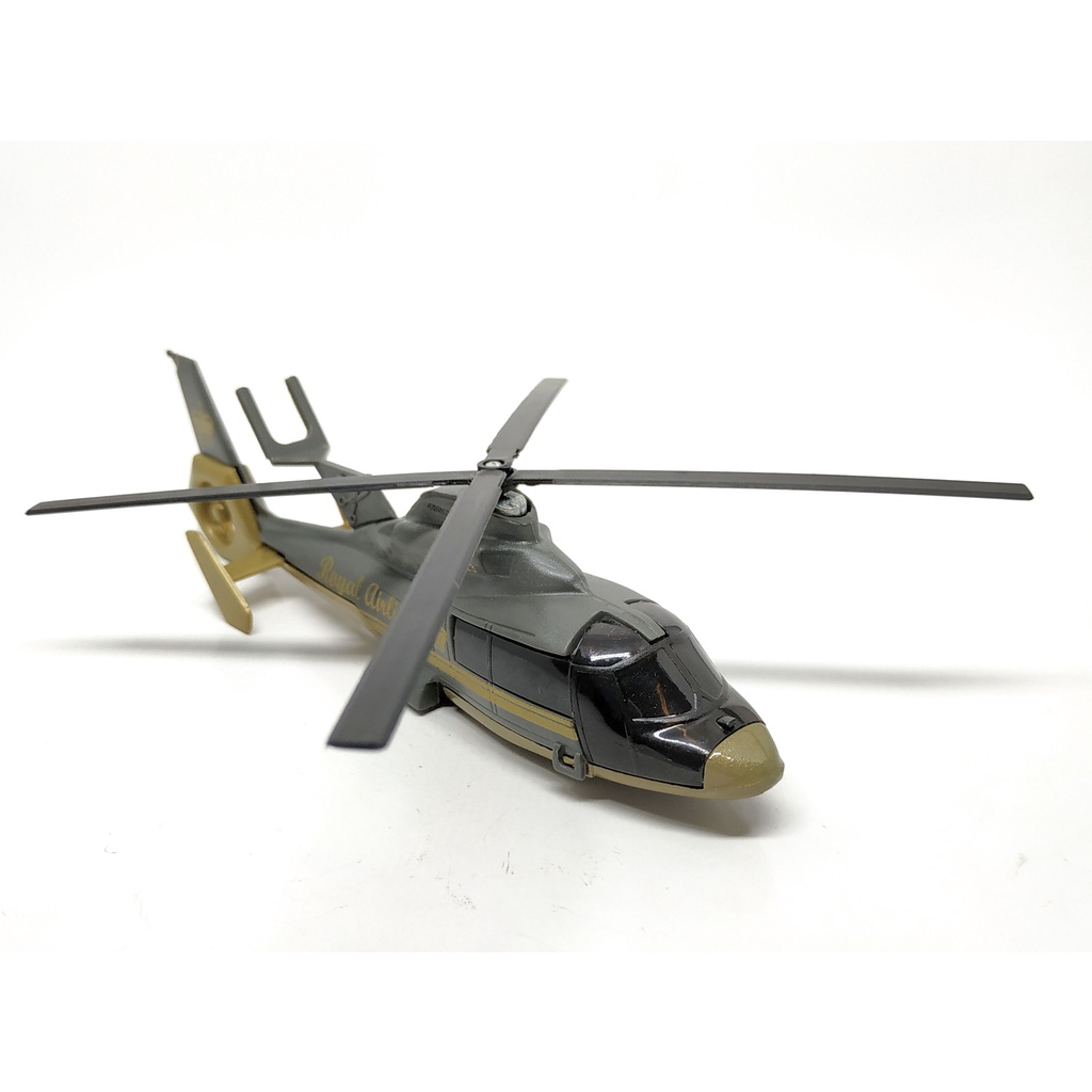 Majorette Helicopter Dauphin 2 SA365 - Royal Air - Gray Color / Plastic ...