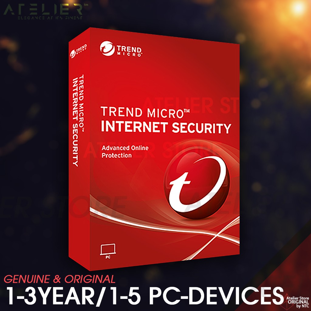 Trend Micro Internet Security (1-3 ปี/1-5 เครื่อง) | Shopee Thailand