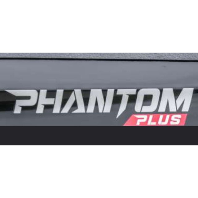 สติ๊กเกอร์ ตัด ไดคัต PHANTOM PLUS (สีขาวแดง) ตามภาพ ขนาดความยาว 45 ซม. ...