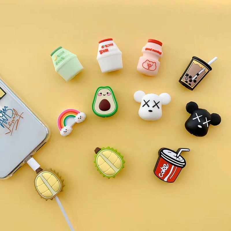 Cable Bite protector ถนอมสายชาร์จ ตัวถนอมสายชาร์จ กันหัก | Shopee Thailand