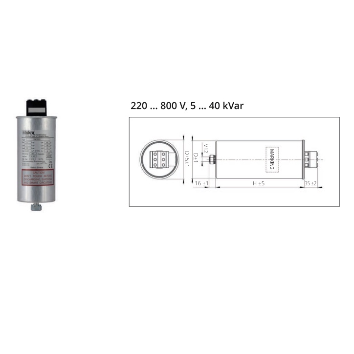 Capacitor คาปาซิเตอร์ Cap bank 400V 25kVar | Shopee Thailand