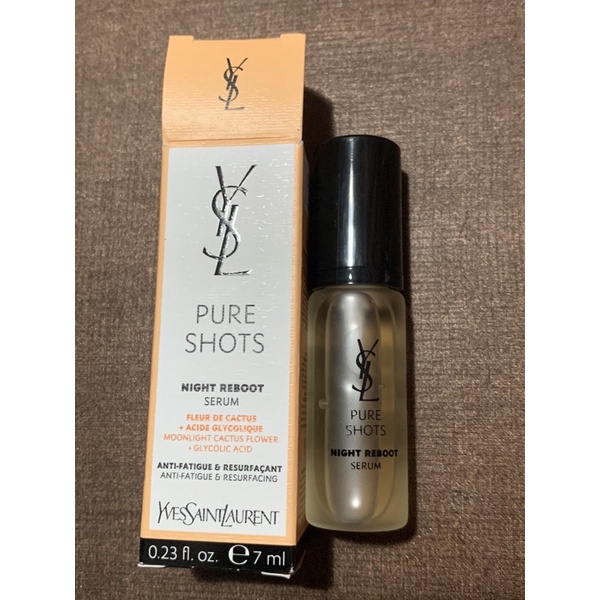 YSL Pure Shots Night Reboot Serum 7ml | Shopee Thailand