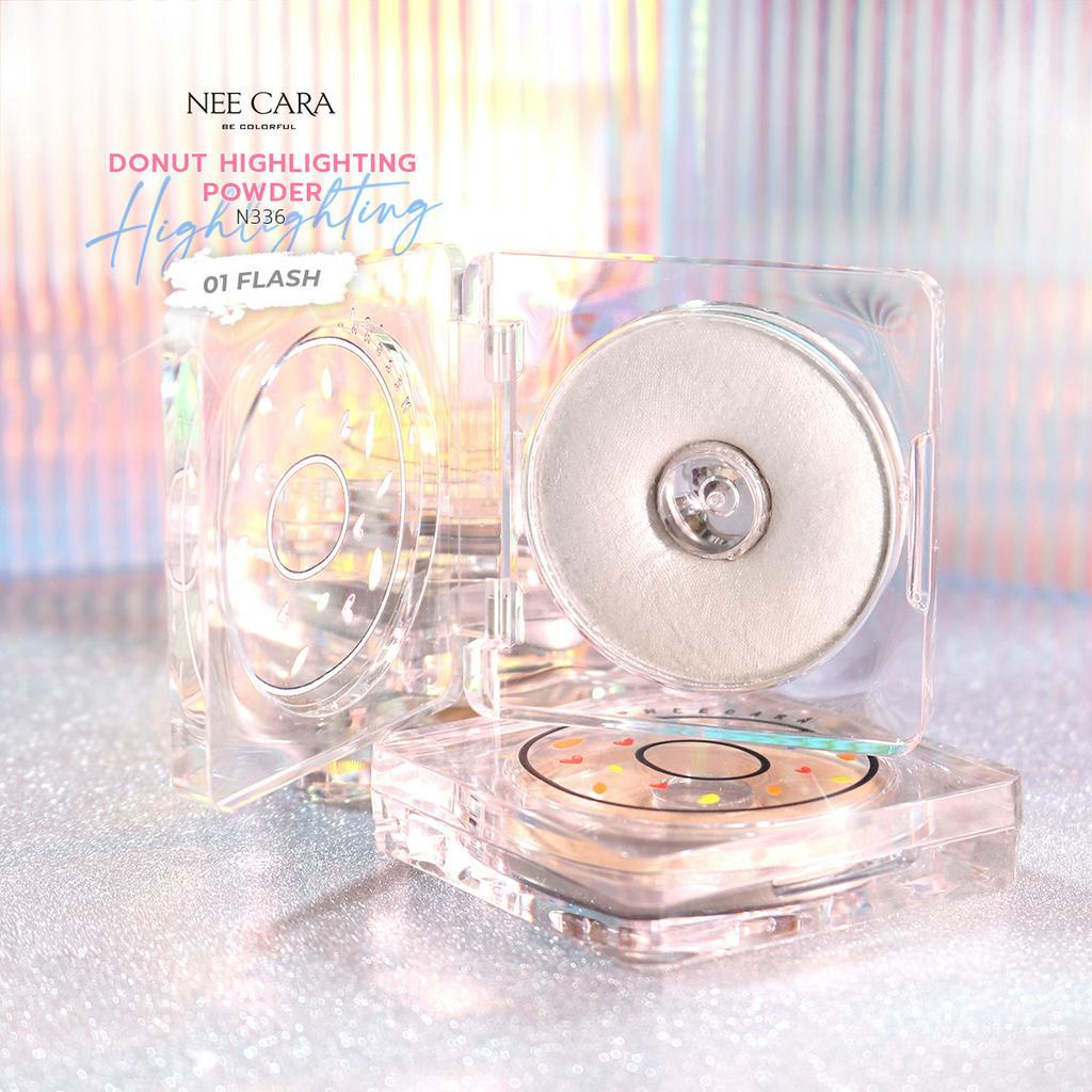 นีคาร่า N336 ไฮไลท์พาวเดอร์ ของแท้ 100% BE COLORFUL DONUT HIGHLIGHTING ...