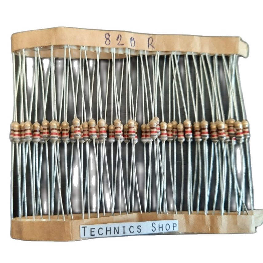 🔥ลด 50% ใส่โค้ด INC8LZ3🔥 ตัวต้านทาน 820 โอห์ม 1/4W จำนวน 20 ตัว ...