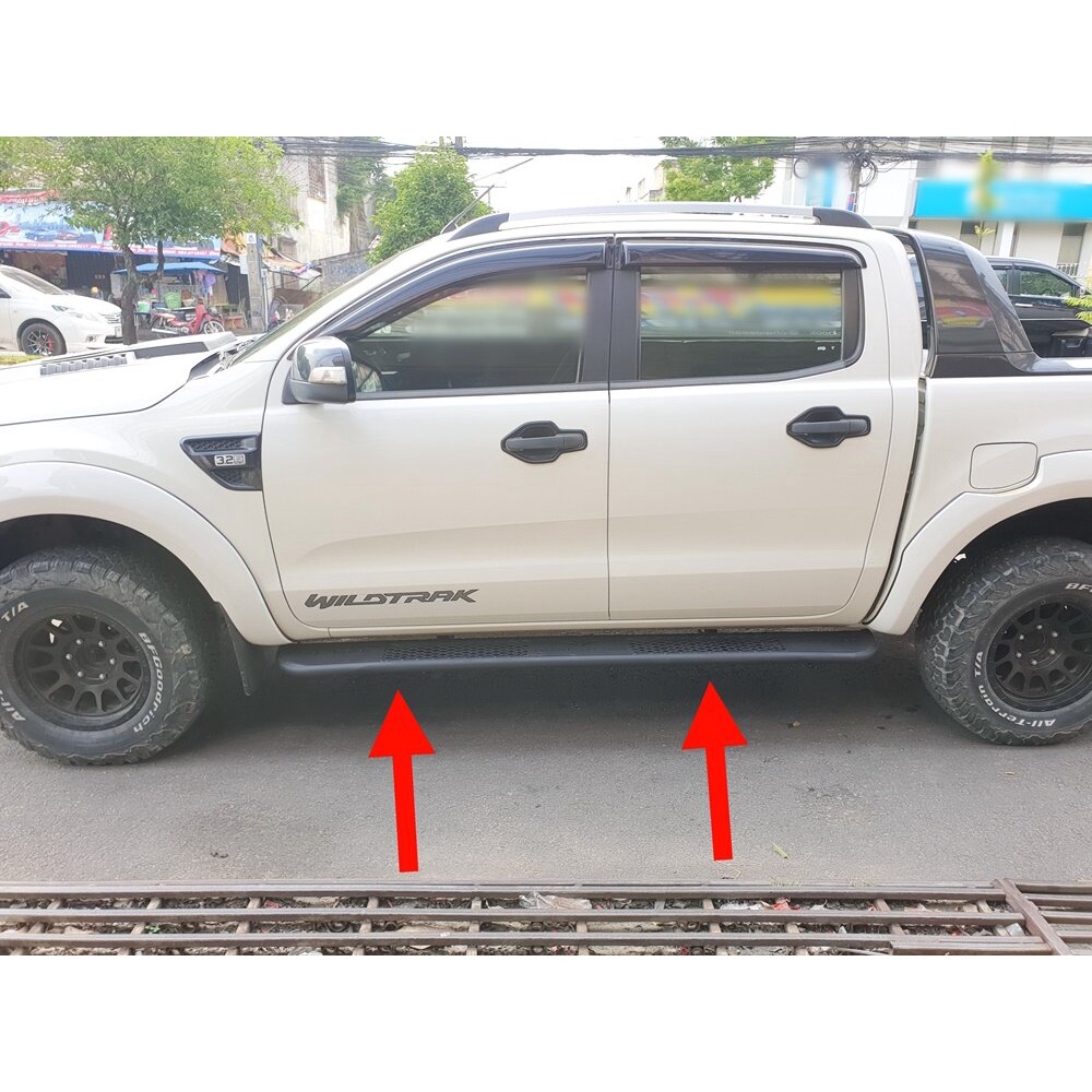 บันไดข้างเหล็กเรนเจอร์ 2012-2022 ทุกรุ่น v1 บันไดข้างออฟโรด ford ranger ...