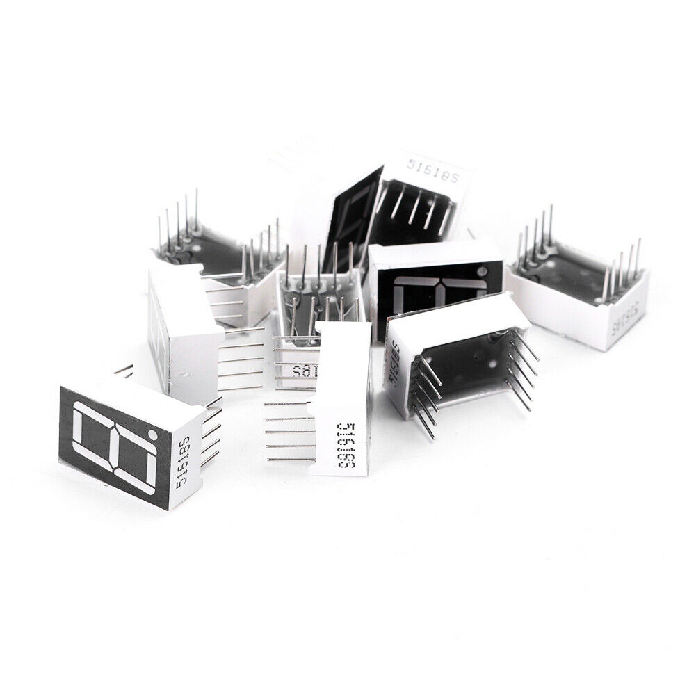 0.56 นิ้ว 7 Segment 1 หลัก Anode Cathode 5611AB 5161BB 5161BS 0.56" 1 ...