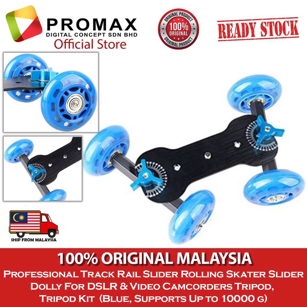 Professional Track Rail Slider Rolling Skater Slider Dolly สําหรับ DSLR ...