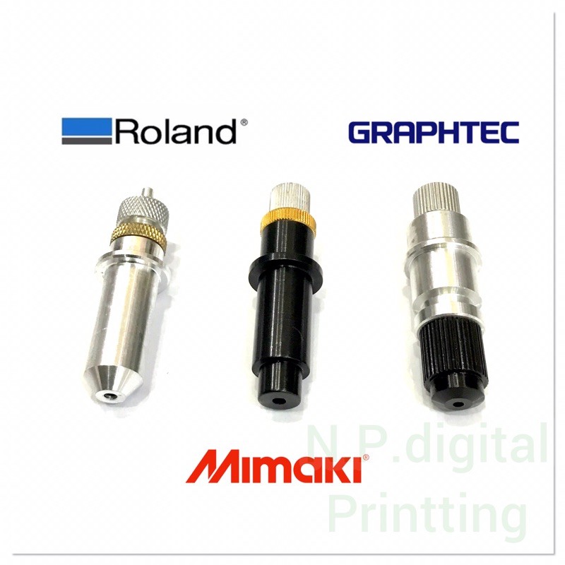 หัวจับใบมีดเครื่องตัดสติ๊กเกอร์ Graphtec Mimaki Roland กราฟเทค มิมากิ ...