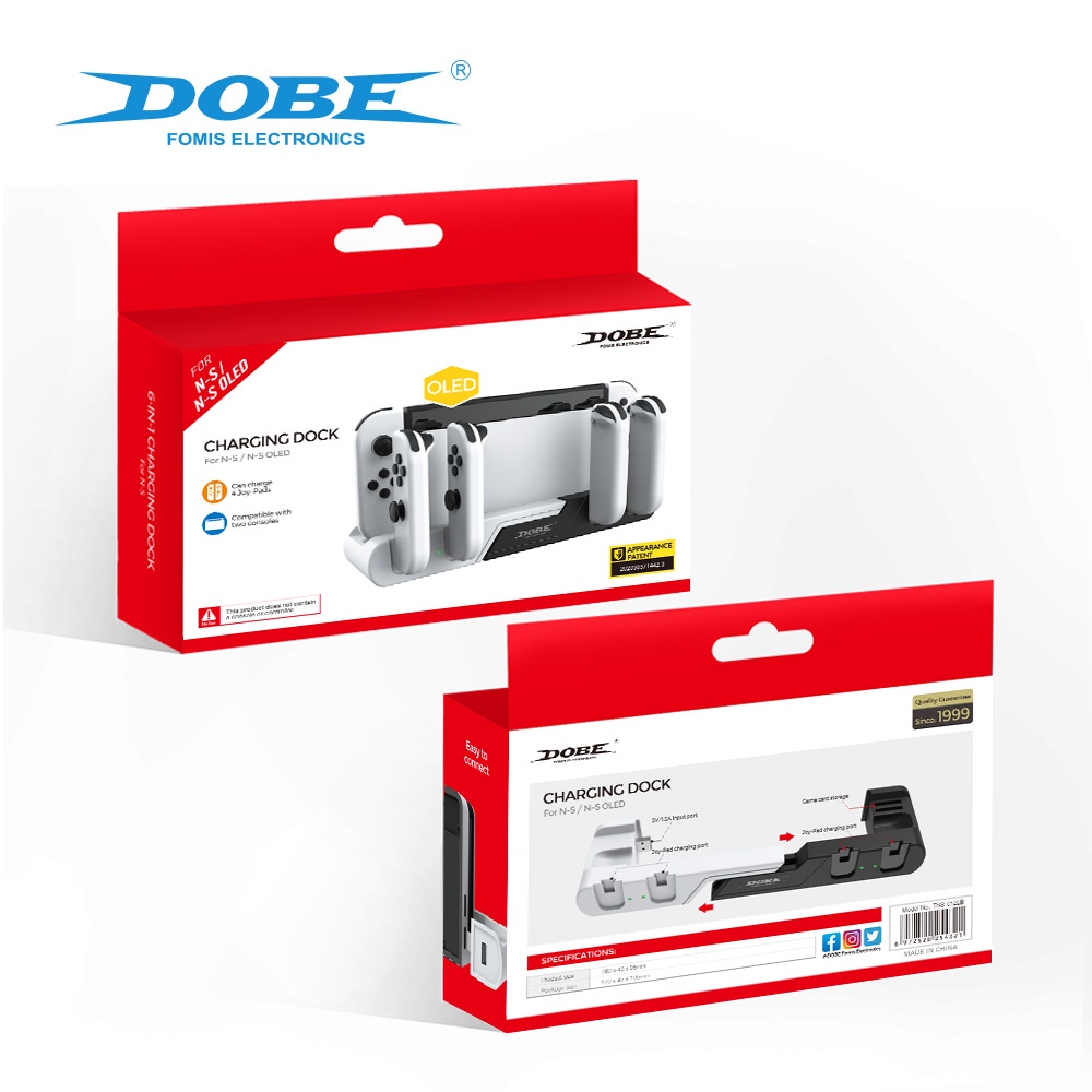 Dobe Switch / Switch Oled Controller Charger Dock Compatible with ...