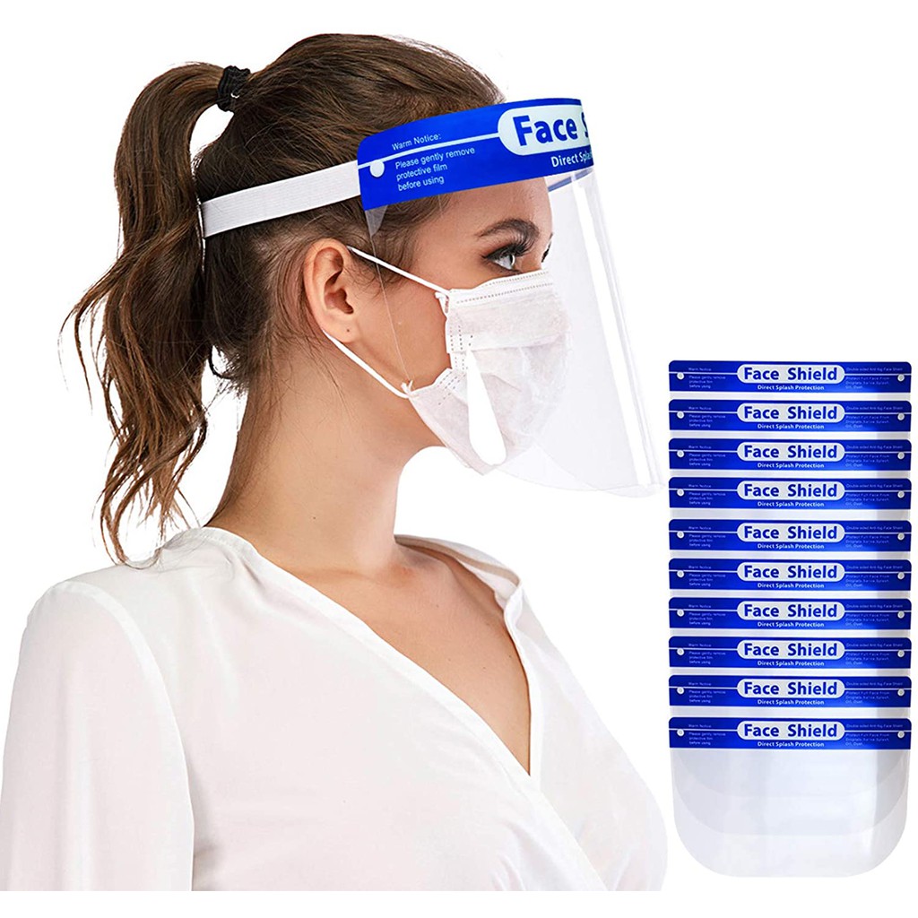 Strong Face Shield เฟสชิลด์ แว่นเฟสชิลด์ หนาพิเศษ อุปกรณ์ป้องกัน ...