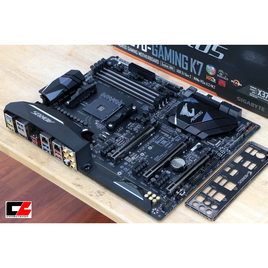 MB AMD AM4 GIGABYTE AORUS GA-AX370-GAMING K7 [ ครบกล่อง สภาพสวยมาก ...