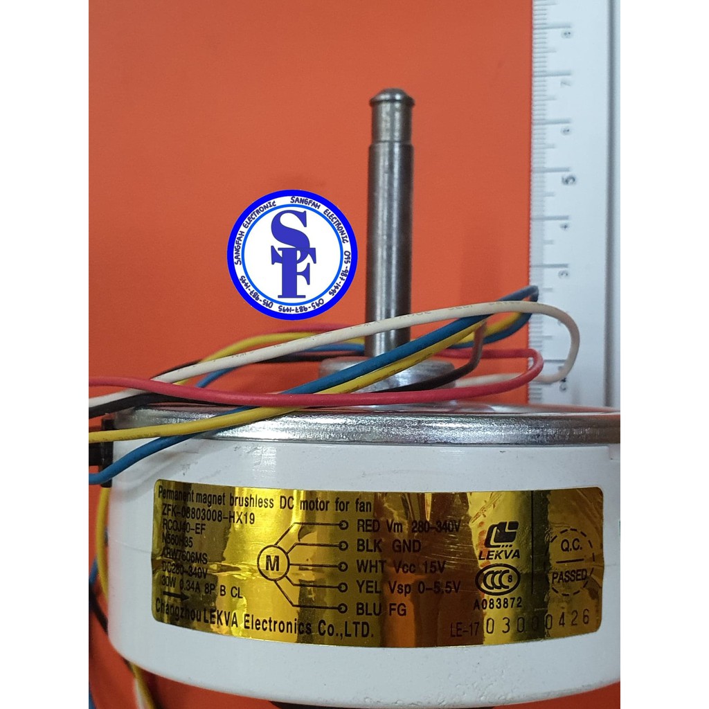 มอเตอร์แฟนคอยล์สำหรับแอร์มิตซู#3 รุ่น : MS-PGC09-13VC / MS-PFB09-13VC ...