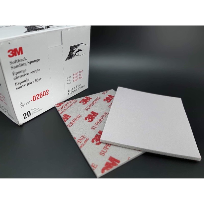 ฟองน้ำกระดาษทราย 3M แท้ สำหรับงานโมเดล เบอร์ #02600 - #02606 #5000 ...