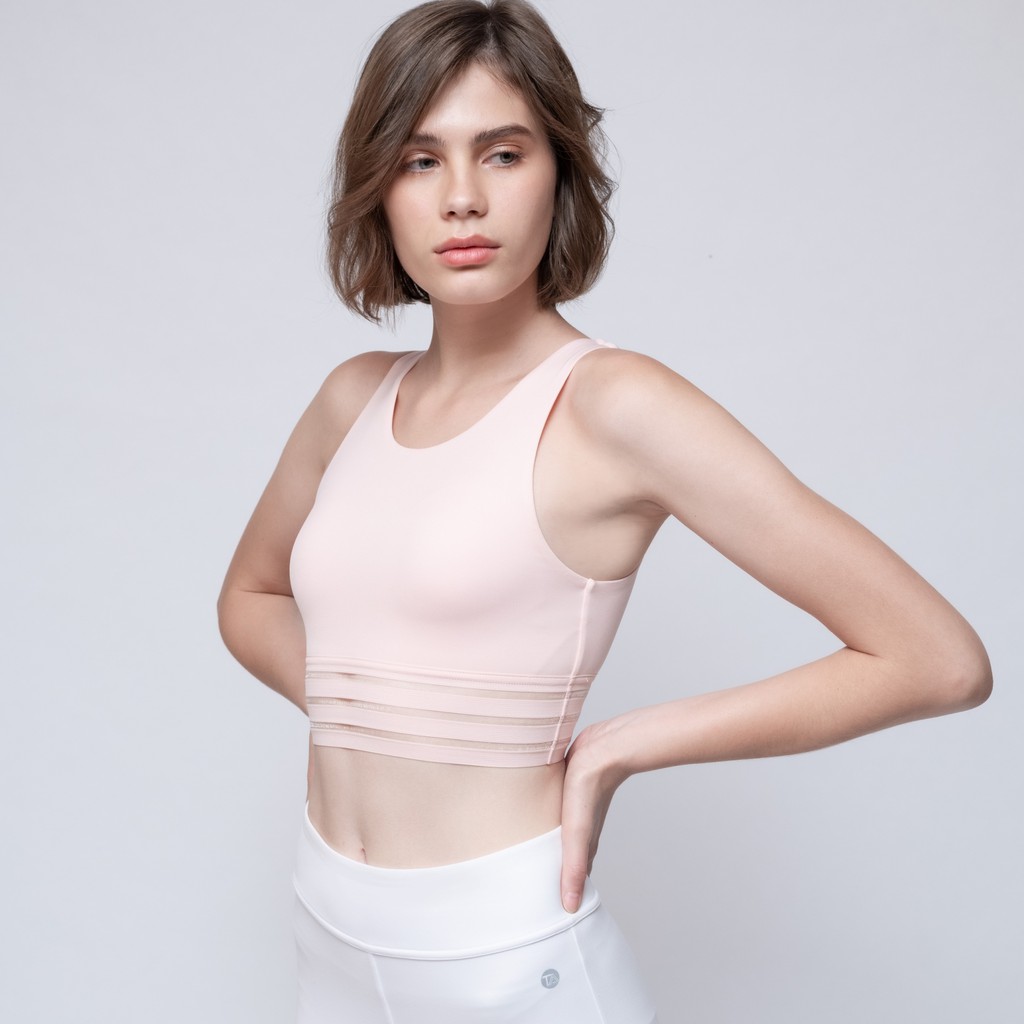 TA ACTIVE VICKY V-BACK CROP เสื้อครอปเข้ารูป | Shopee Thailand