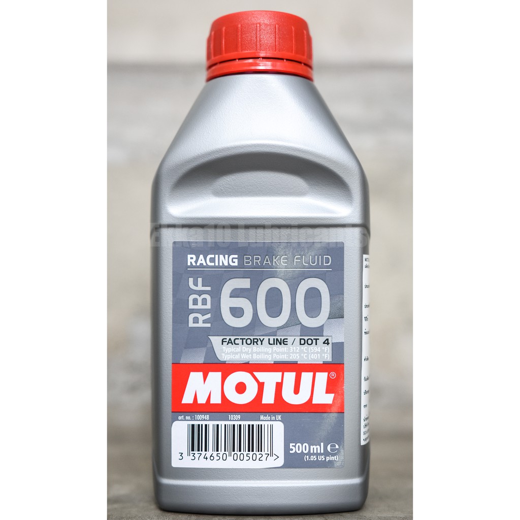 น้ำมันเบรค Motul RBF 600 DOT 4 Factory Line 500ml. | Shopee Thailand