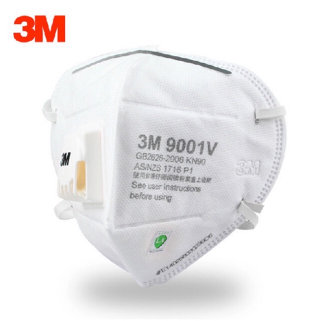 พร้อมส่ง !! หน้ากาก n95 แท้ หน้ากากกันฝุ่น PM2.5 N95 3M แท้ รุ่น 9001V สายคล้องหู | Shopee Thailand