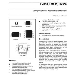 2PCS LM358DR New Original SOP-8 LM358M LM358D LM358 OP-AMP SMD Single Supply Dual Operational ...