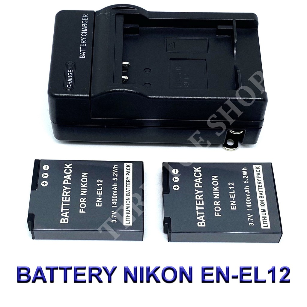 ENEL12 \ EN-EL12 Battery and Charger for Nikon COOLPIX A900,W300 ...
