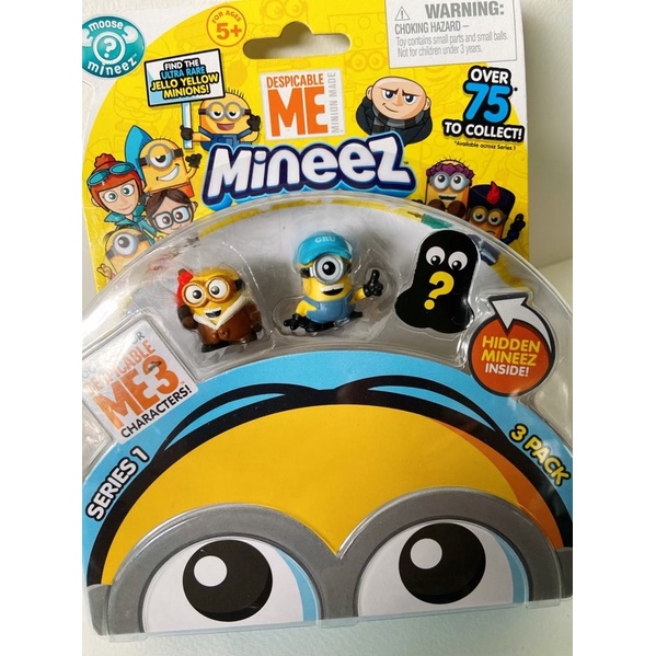 Mineez Figure Minions ฟิกเกอร์ มินเนี่ยน 2ตัว + Hidden Mineez | Shopee ...