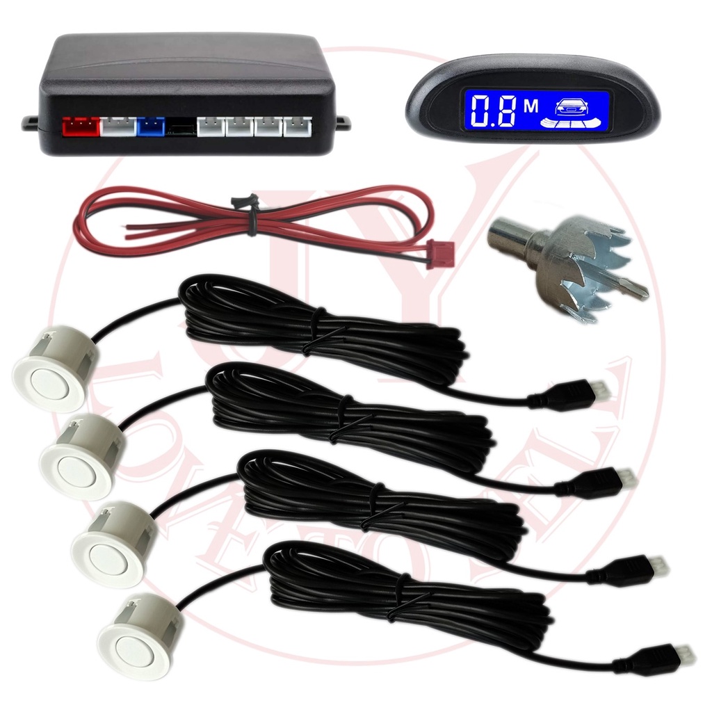 เซ็นเซอร์ถอยหลังรถยนต์ CPUคู่และชิปเซ็ตขั้นสูงอัตโนมัติ Parktronic LED ...