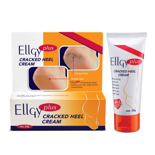 Ellgy Plus Cracked Heel Cream 50g. แอลจี้ พลัส แคร็ก ฮีล ครีม สำหรับส้น ...