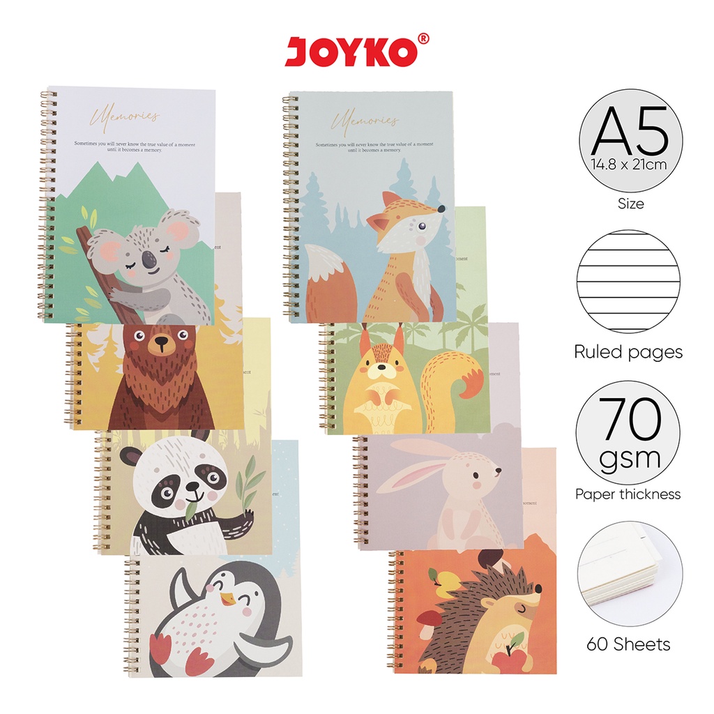 Joyko A5 Ruled Notebook Lined Notebook Notebook Notebook | Shopee Thailand