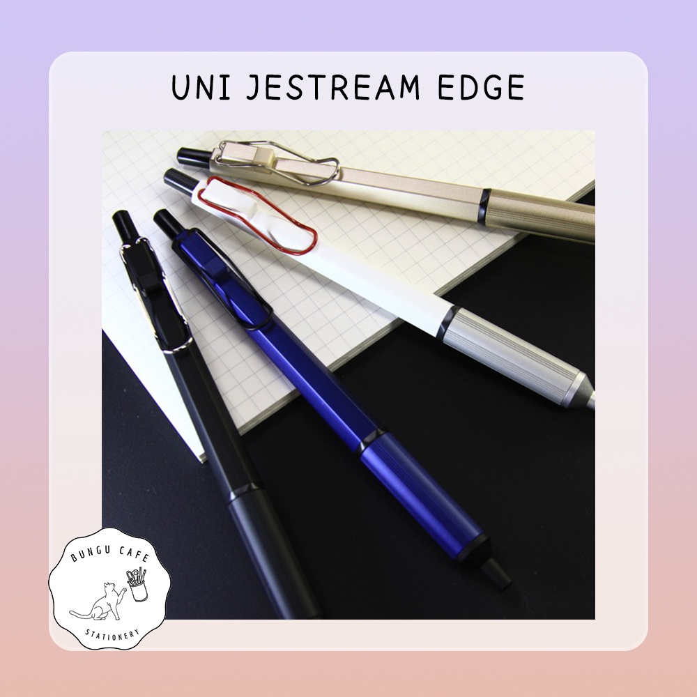 Uni Jetstream Edge 0.28 mm. Ballpoint Pen Oil-based // ยูนิ เจ็ทสตรีม ปากกาลูกลื่น รุ่น เอจ หมึก ...