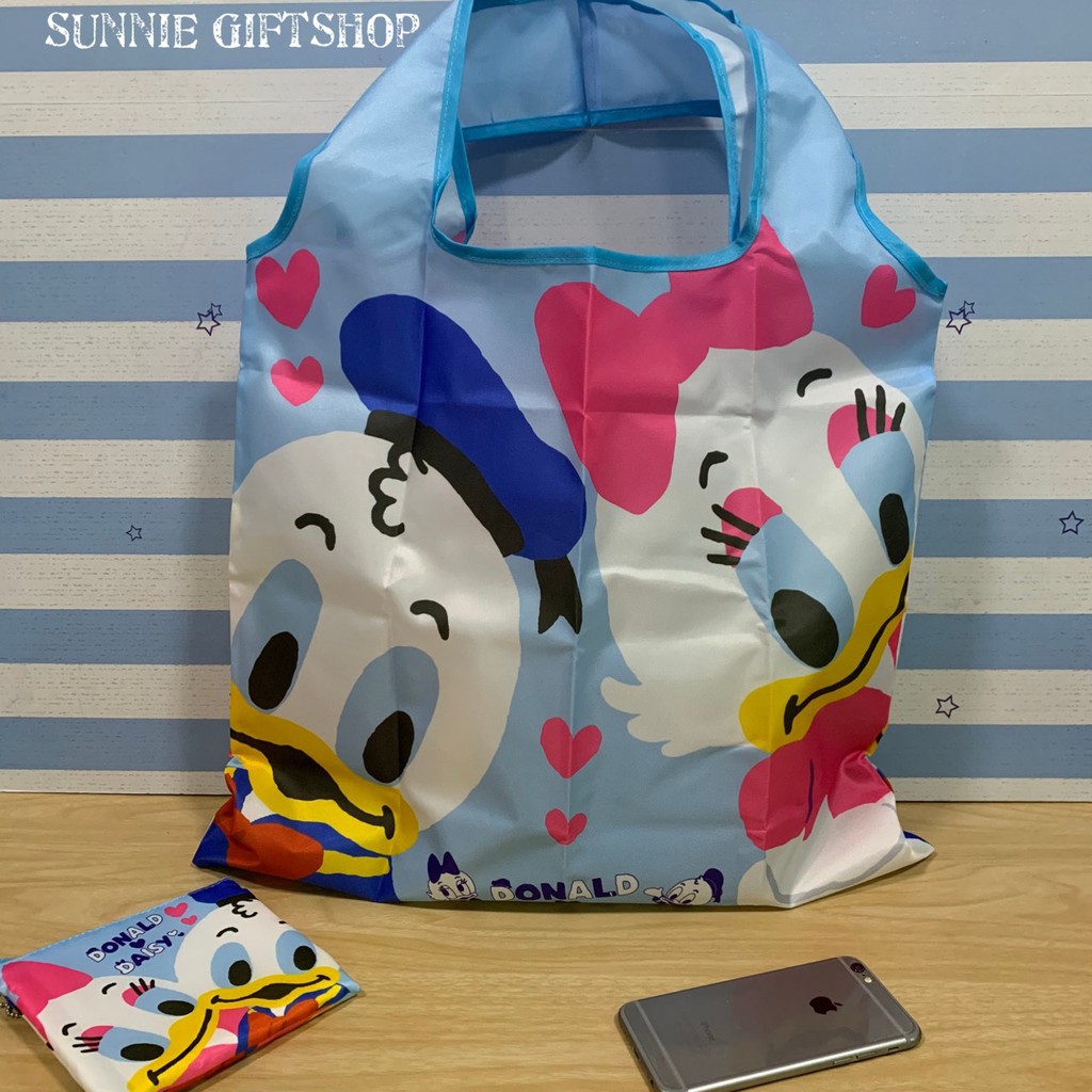 พร้อมส่ง กระเป๋าผ้าพับได้ งานญี่ปุ่น พร้อมกระเป๋าใบเล็ก ลายการ์ตูน ...