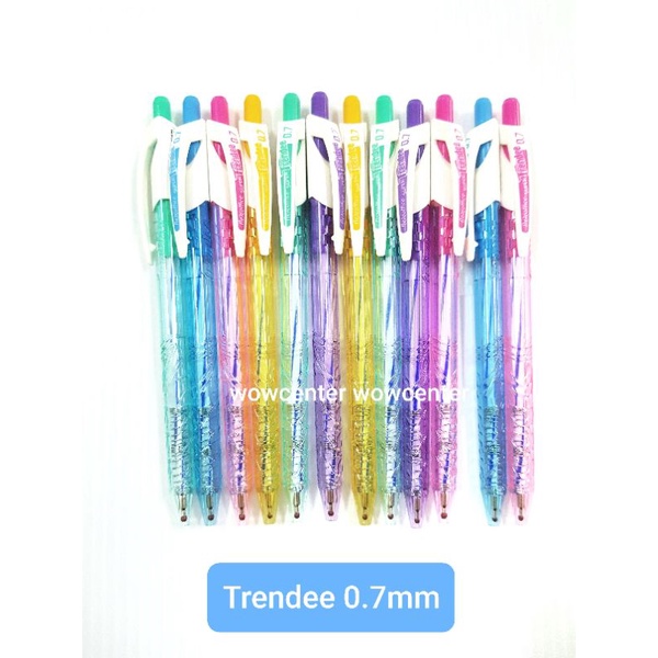 ปากกาน้ำเงิน/ดำ/แดง Flex office รุ่น Super Trendee 0.7mm - Set 5ด้าม🖊💗 ...