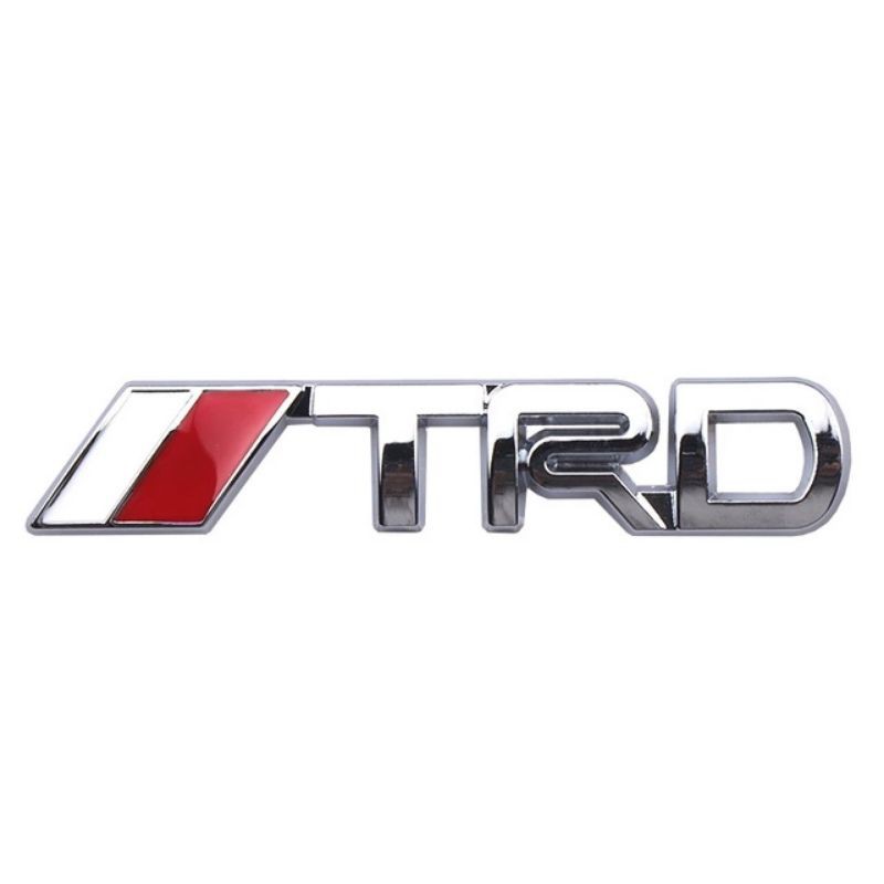 TRD Logo 3D โครเมี่ยม | Shopee Thailand