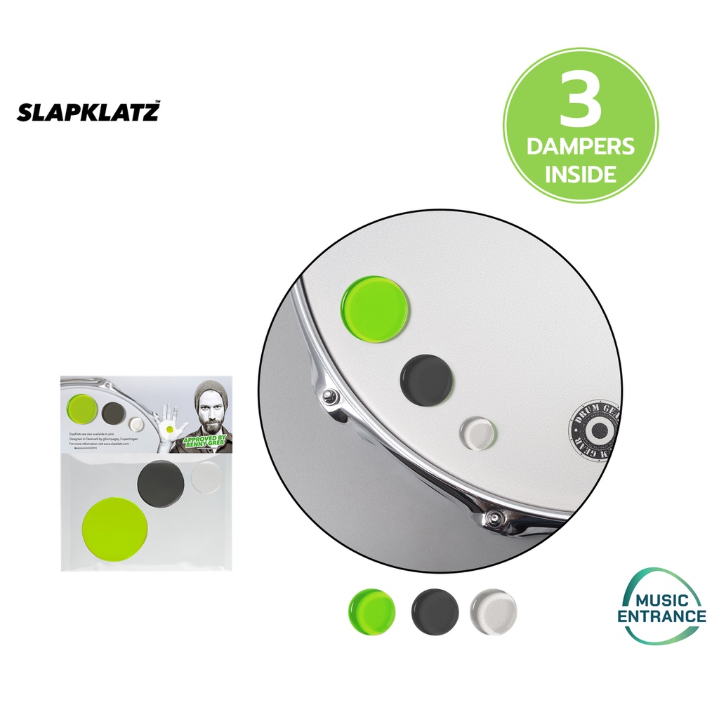 SlapKlatz Sample pack Damper Gel เจลติดหนังกลอง มิ้วกลอง อันดับ 1 The ...
