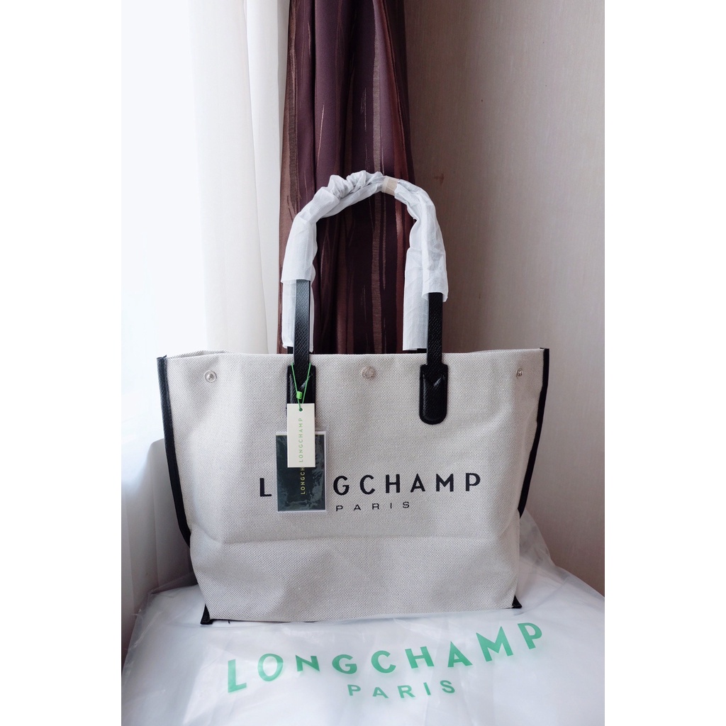 กระเป๋า LONGCHAMP ESSENTIAL TOILE SHOULDER BAG | Shopee Thailand